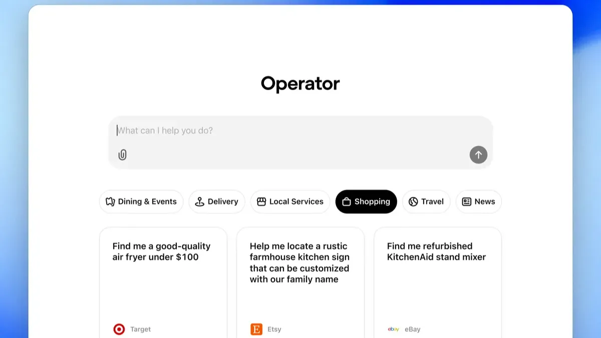 Open AI Releases Operator AI Agent Capable of Using Web on Your Behalf ...